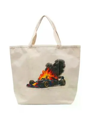 MELT Graphic Print Tote Bag - Neutrals