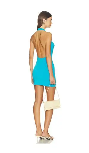 LOVERS AND FRIENDS Haiden Cowl Neck Dress - Blue