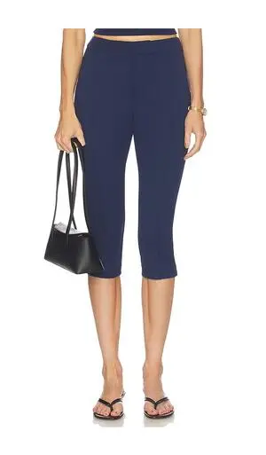 SEROYA Samra Capri Pant - Navy