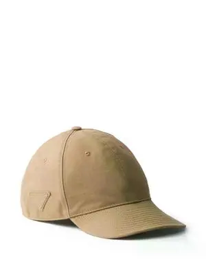 Prada Technical Fabric Baseball Cap - Neutrals