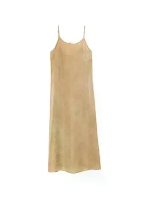 UMA WANG Anaya Spaghetti-strap Dress - Neutrals
