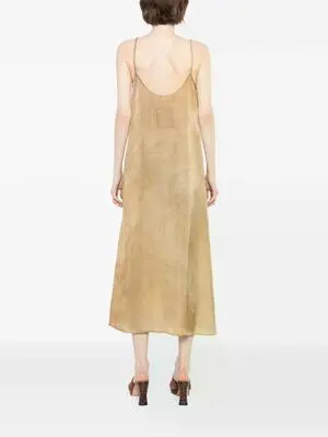 UMA WANG Anaya Spaghetti-strap Dress - Neutrals