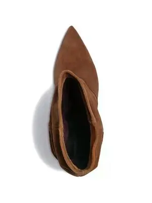 Bernardo Etta Suede Ankle Boots - Brown