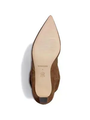 Bernardo Etta Suede Ankle Boots - Brown