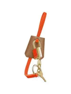 MAISON DE SABRE Sabrémoji Dual-tone Padlock Charm - Orange