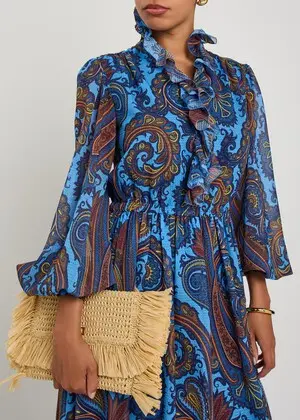 Etro Paisley-print Ruffled Maxi Dress