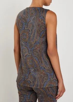 Etro Paisley Jacquard Woven Vest - Multicoloured
