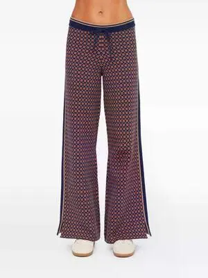 The Upside Lumiere Geometric-pattern Track Pants