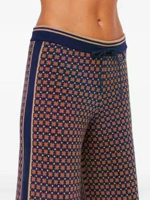 The Upside Lumiere Geometric-pattern Track Pants