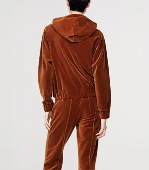 TOM FORD Velour Zip-up Hoodie