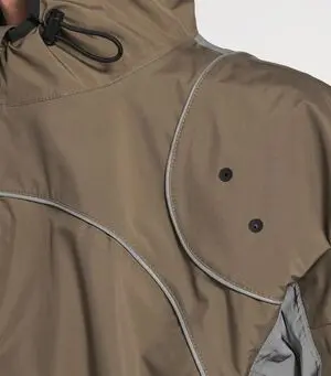 Balenciaga Reflective Zip-up Techwear Jacket