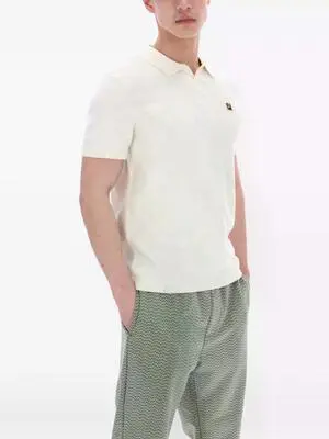 FILA Diamond-knit Polo-collar T-shirt