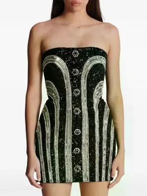 Balmain Sequin Embellished Mini Dress