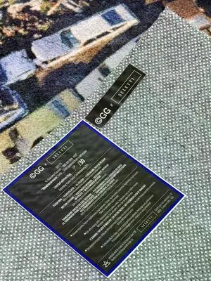 SELETTI X ©gg Sfasciacarrozze Limited-edition Rug - Grey