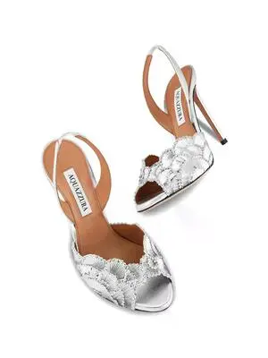AQUAZZURA Ce Soir Crystal-embellished Heeled Sandals