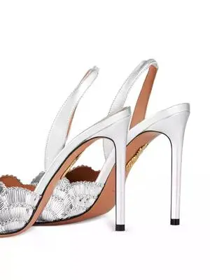 AQUAZZURA Ce Soir Crystal-embellished Heeled Sandals