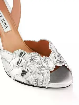 AQUAZZURA Ce Soir Crystal-embellished Heeled Sandals