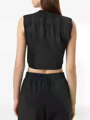 FILA X Hailey Ribbed V-neck Cropped Vest