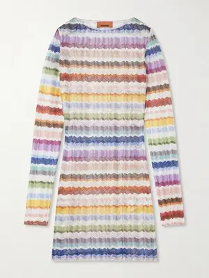 Missoni Striped Crochet-knit Coverup - Multi