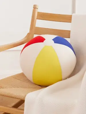 THE ELDER STATESMAN Beachball Patchwork-cashmere Plushie