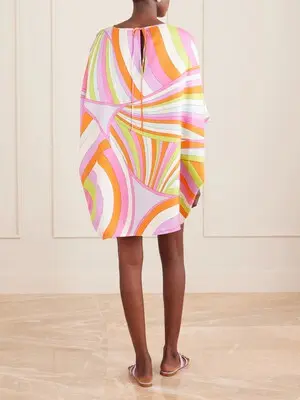Emilio Pucci Printed Silk-twill Kaftan
