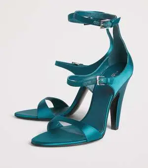 Alaïa Suede Strappy Heeled Sandals 110
