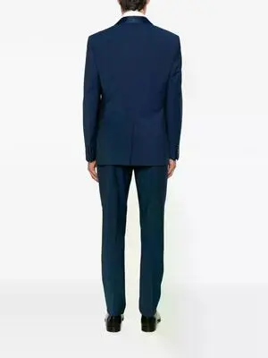 CARLO PIGNATELLI Shawl-lapel Single-breasted Three-piece Wool Suit