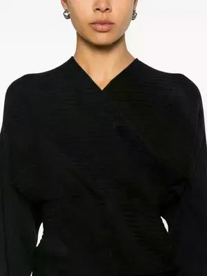 Paloma Wool V-neck Ribbed Knit Sweater