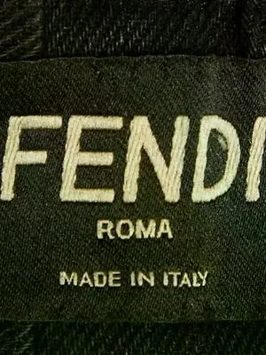 Fendi Ff Logo Patch Jeans