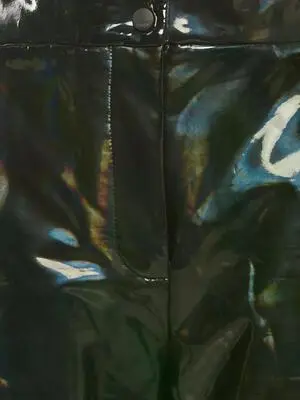 Fendi Logo Strip Holographic Ski Trousers