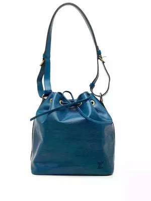 LOUIS VUITTON Louis Vuitton Epi Petit Noé Bucket Bag Blue