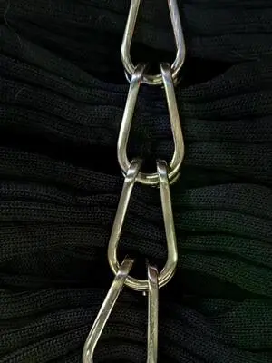 DION LEE Chain Detail Camisole - Black