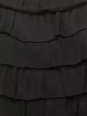 Moschino Sleeveless Tiered Ruffle Top
