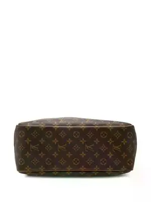 LOUIS VUITTON Monogram Canvas Deauville Handbag - Brown