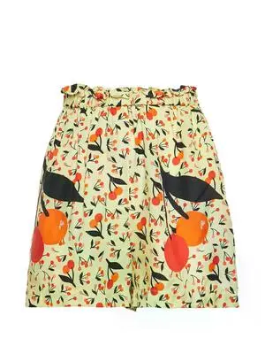 Sonia Rykiel Paris Fruit Print Elasticated Waist Shorts