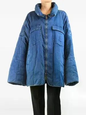 Chloé Quilted Denim Oversized Jacket