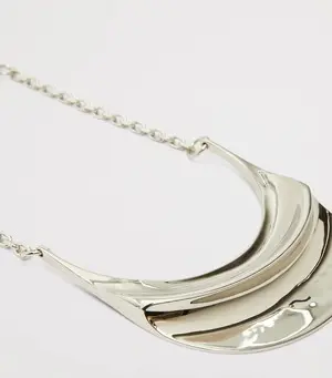 Max Mara Crescent Pendant Necklace