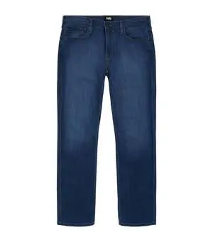 Paige Normandie Straight Leg Jeans In Dark Wash - Blue