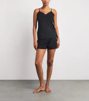 Falke Delicate Touch Lace Trim Pyjama Shorts