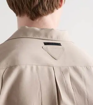 Prada Silk Short-sleeve Shirt
