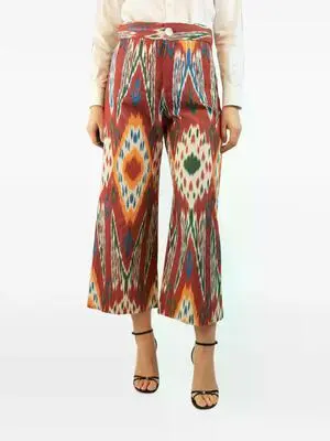 CASTRO Printed Cropped Trousers