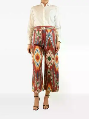 CASTRO Printed Cropped Trousers