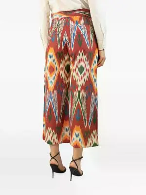 CASTRO Printed Cropped Trousers