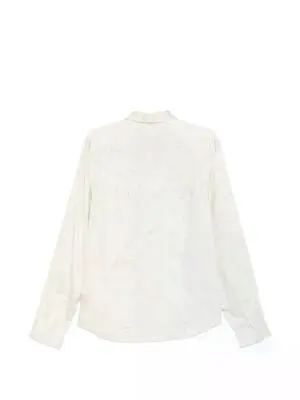 John Varvatos Luca Geometric-print Long-sleeved Shirt