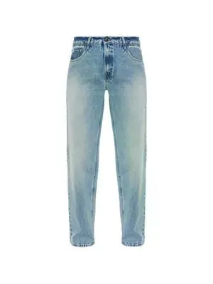HAIKURE Distressed Straight-leg Jeans