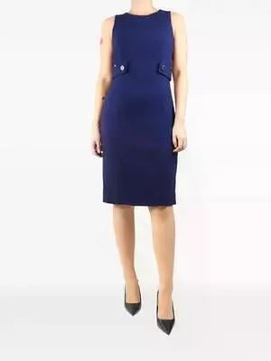 Michael Kors Sleeveless Buttoned Midi Dress