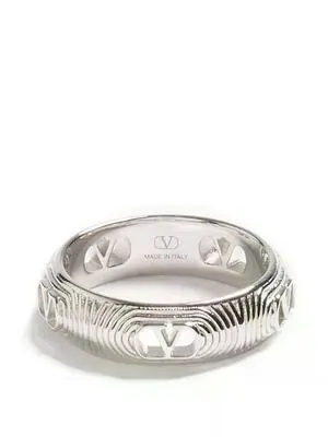 Valentino Garavani Ovalette Metal Ring - Silver