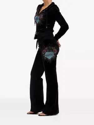 Juicy Couture Diamanté Sacred Heart Track Pants