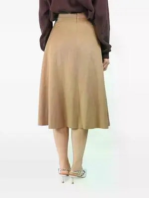 Max Mara Pleated Midi Skirt