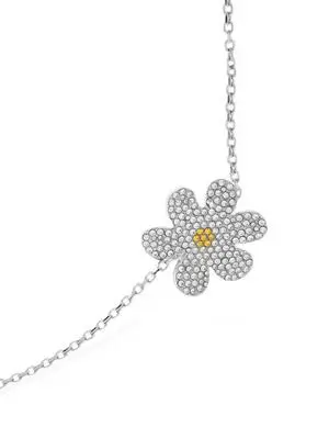 Marni Crystal Embellished Daisy Necklace
